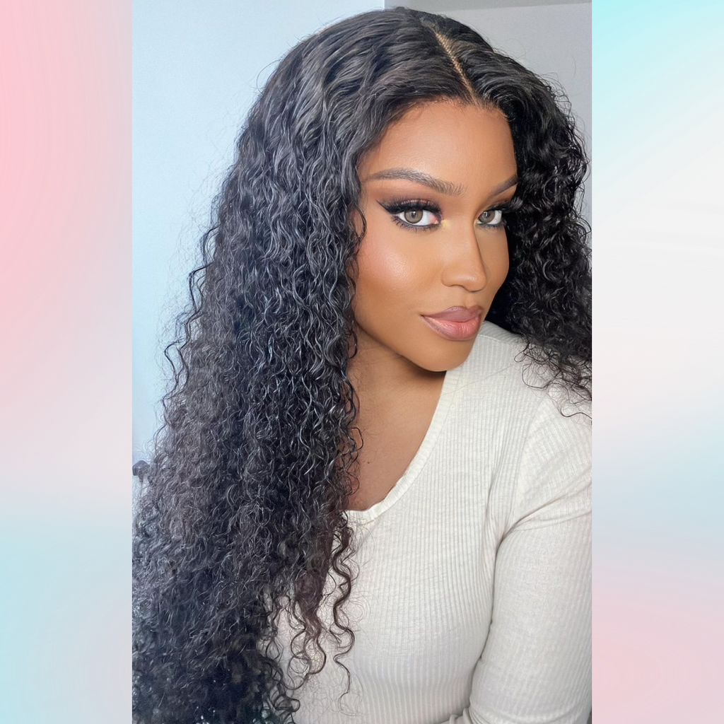 Sexy Curl | 13x6.5 Crystal HD Half Full Lace Wig [GWM05] – GeniusWigs