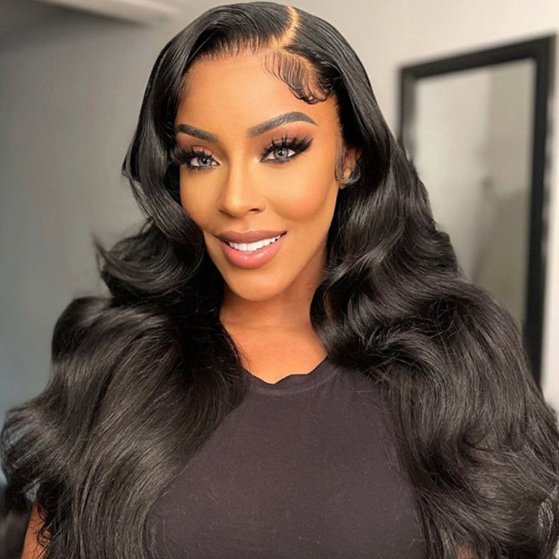 Body Wave | 13x6" 3D Fitted Gluless HD Crystal Lace Wig [GWL02] – GeniusWigs